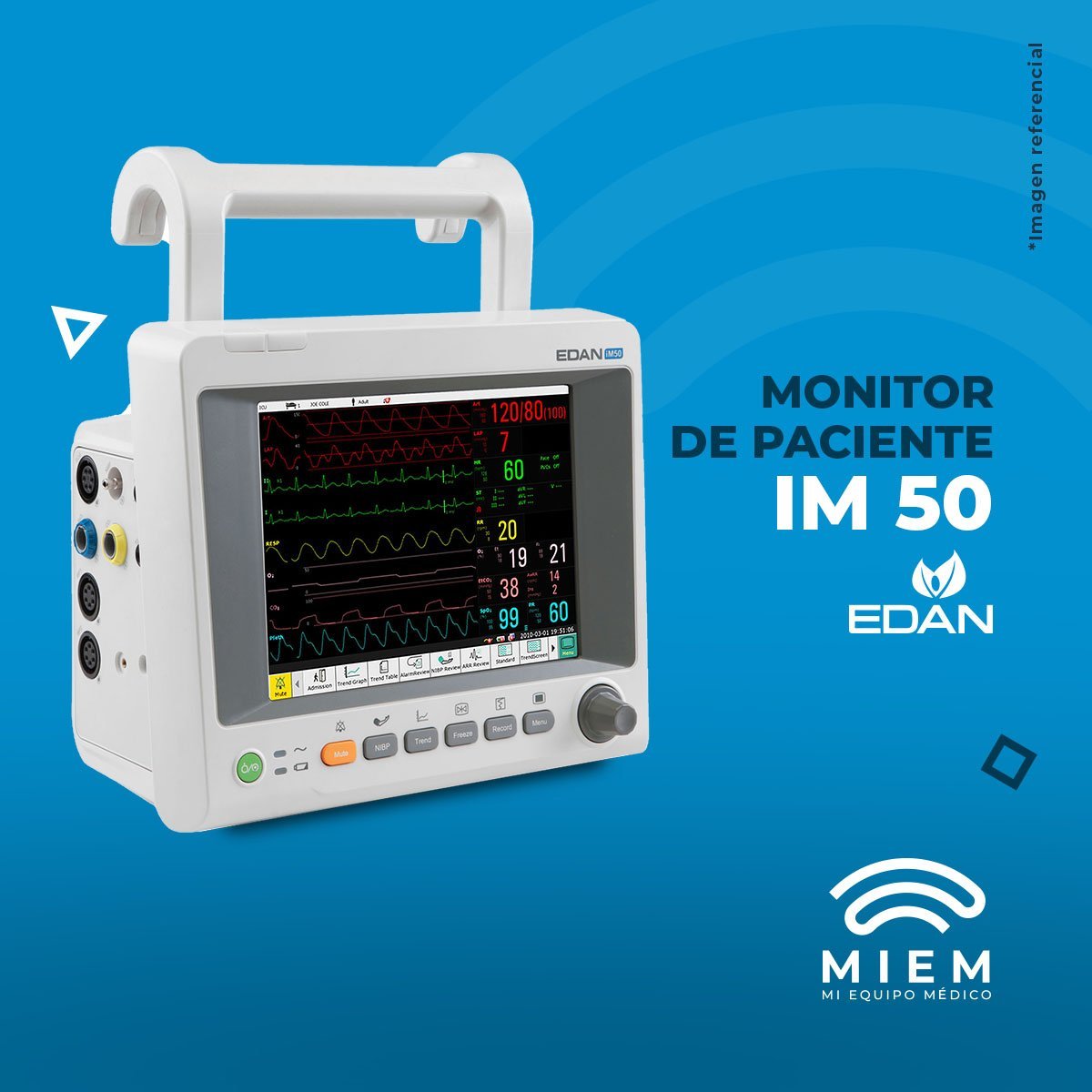 Monitor de Paciente Edan IM 50 - Mi Equipo Medico Ecuador