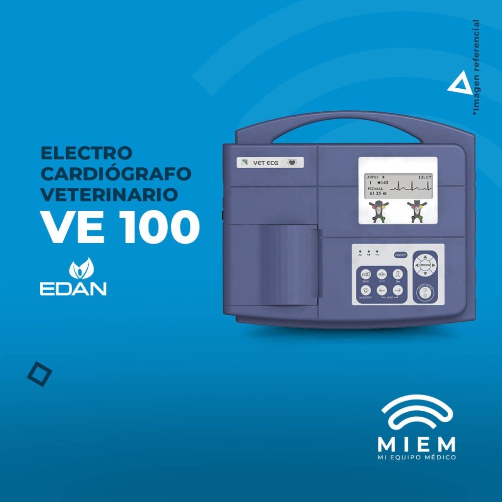 Electrocardiógrafo veterinario EDAN VE100 - Mi Equipo Medico Ecuador